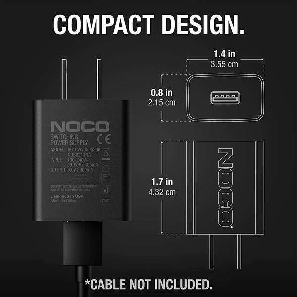 NOCO NUSB211NA 10W USB Wall Charger / 디바이스마트