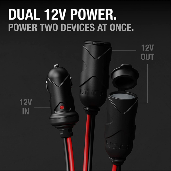 NOCO GC020 12-Volt Adapter Plug Socket With 2-Way Splitter / 디바이스마트