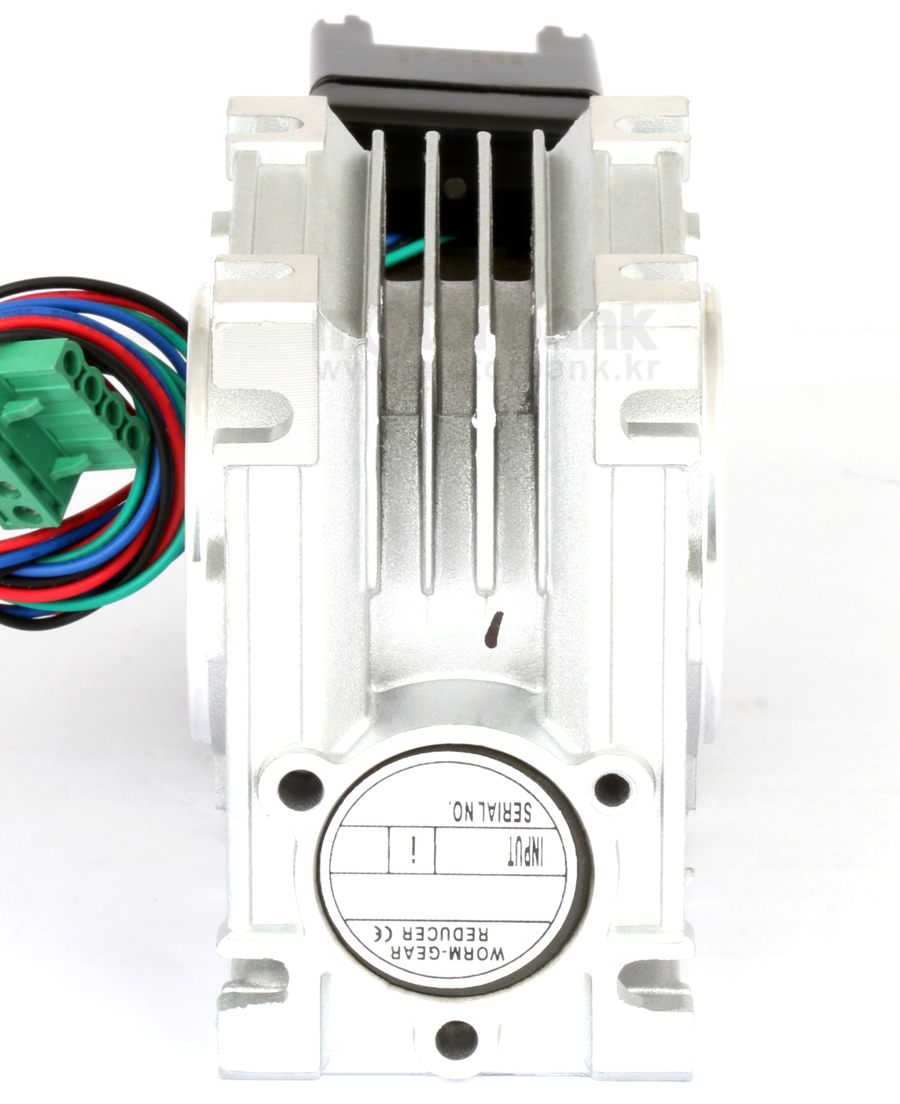 스텝모터 드라이버일체형 웜기어 모터 SBD20N-NMRV30-NK266 / 디바이스마트