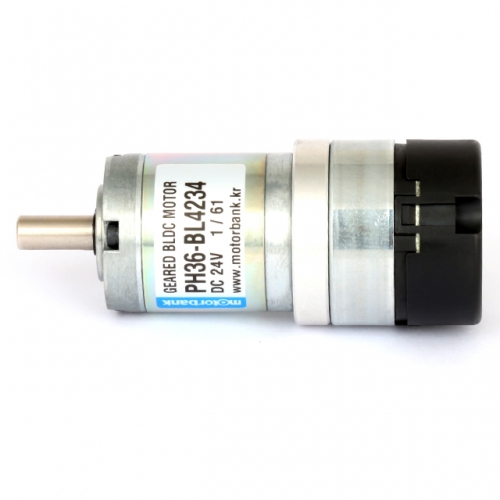 Nidec 36mm 유성감속 구동드라이버내장 BLDC모터 PH36-BL4234-24V / 디바이스마트