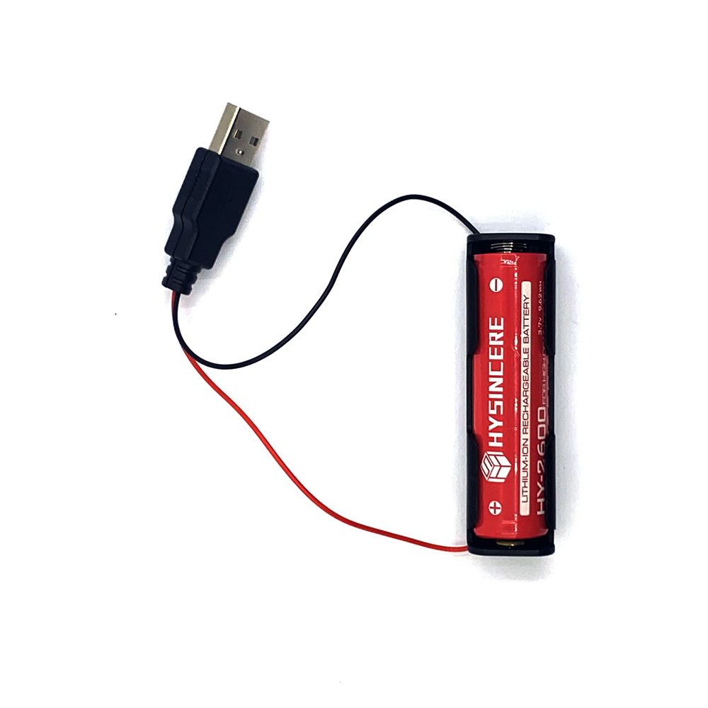 18650 배터리용 홀더 직렬 1구 USB-M 타입 [LIBH-UMNC-S1] / 디바이스마트