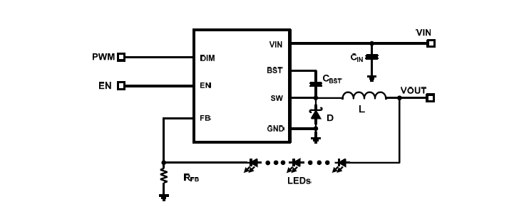 IC LED DRIVER 3A 36V [MP2480DN-LF-Z] / 디바이스마트