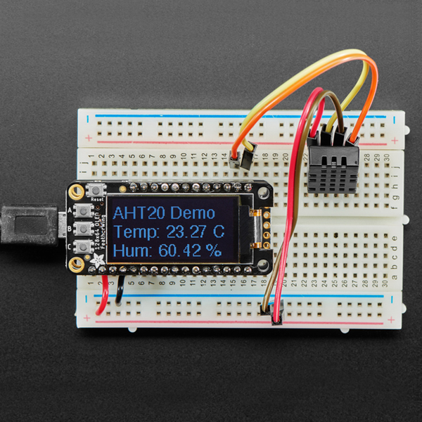 DHT20 - AHT20 Pin Module - I2C Temperature and Humidity Sensor [ada ...