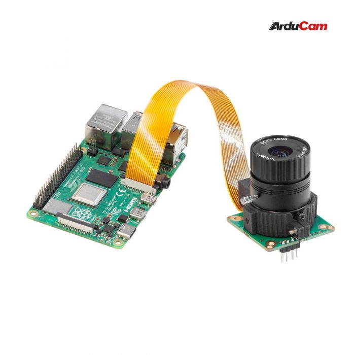 Arducam CS-Mount Lens for Raspberry Pi HQ Camera, 8mm Focal Length with Manual Focus [LN038 ...