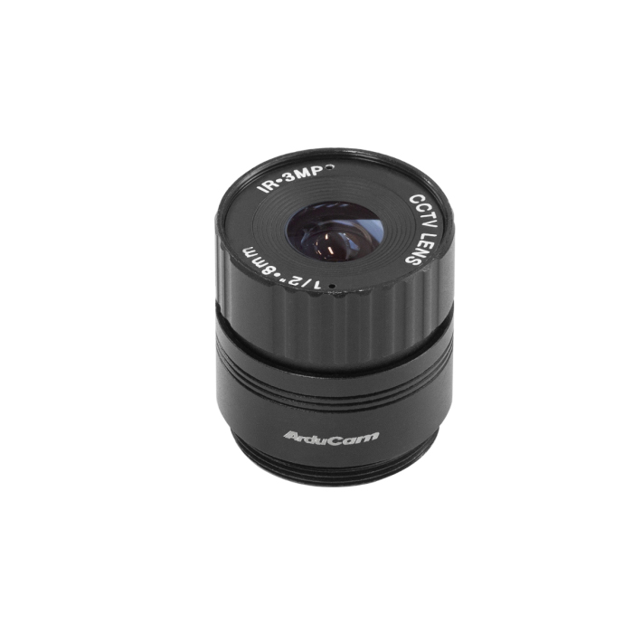 Arducam CS-Mount Lens for Raspberry Pi HQ Camera, 8mm Focal Length with Manual Focus [LN038 ...