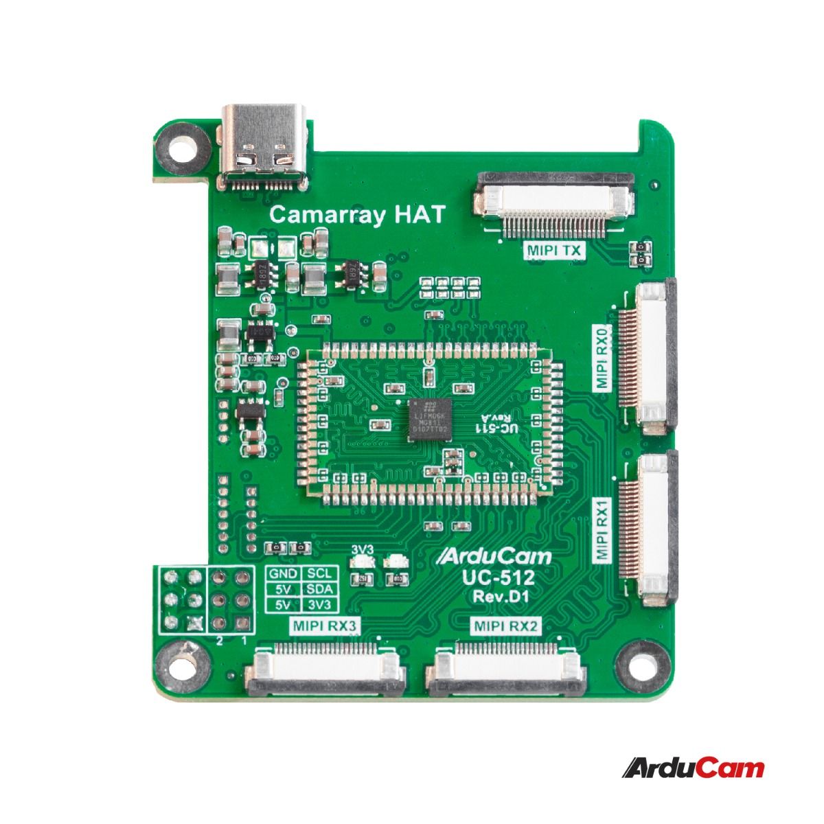 Arducam 16MP Autofocus Quad-Camera Kit for Raspberry Pi [B0388] / 디바이스마트