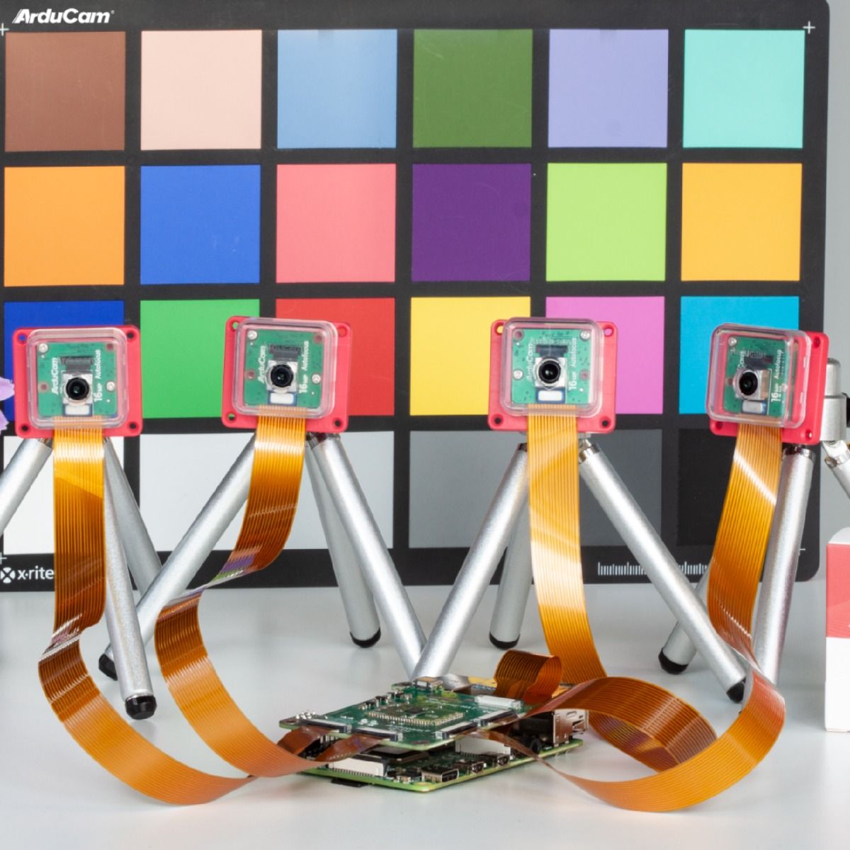 Arducam 16MP Autofocus Quad-Camera Kit for Raspberry Pi [B0388] / 디바이스마트