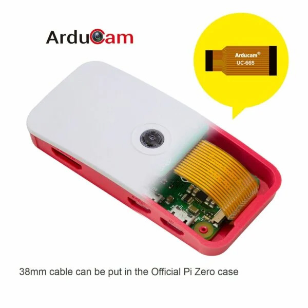 Arducam for Raspberry Pi Zero Camera Cable Set, 1.5' 2.87' 5.9' Ribbon Flex Extension Cables for ...