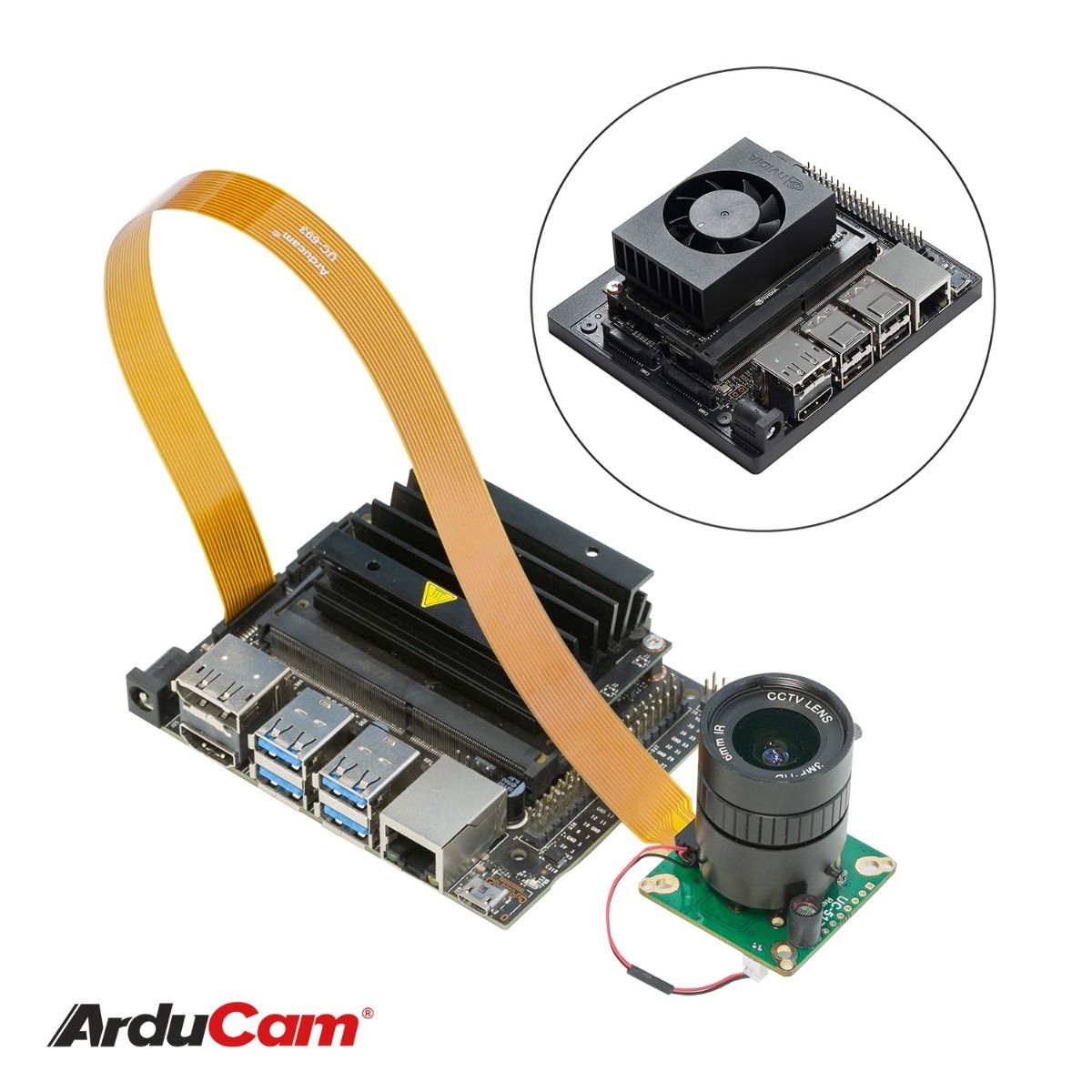 Arducam High Quality IR-CUT Camera for Jetson Nano/Xavier NX, 12.3MP 1/2.3 Inch IMX477 HQ Camera ...