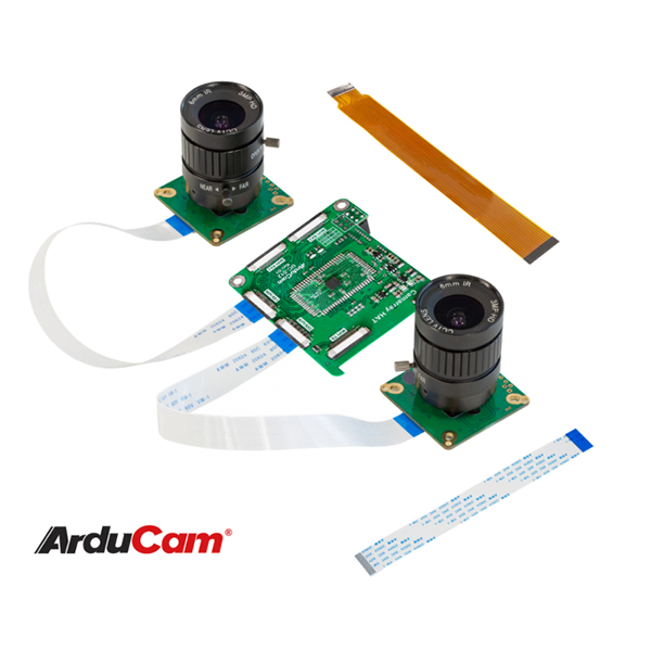 Arducam 12MP*2 Synchronized Stereo Camera Bundle Kit for Raspberry Pi ...