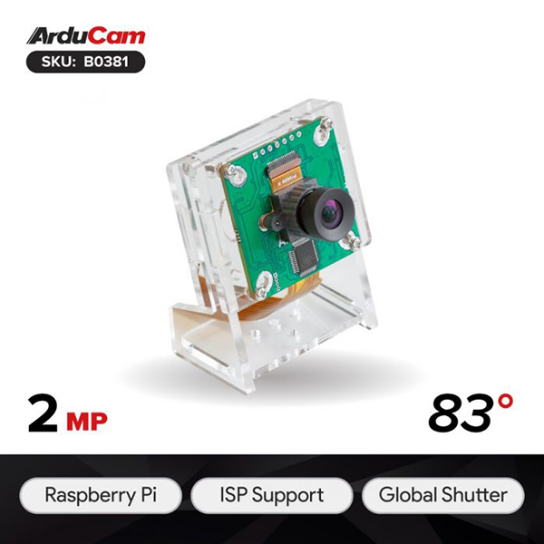 Arducam PiVariety 2MP Global Shutter OV2311 Mono Camera Modules (NoIR ...