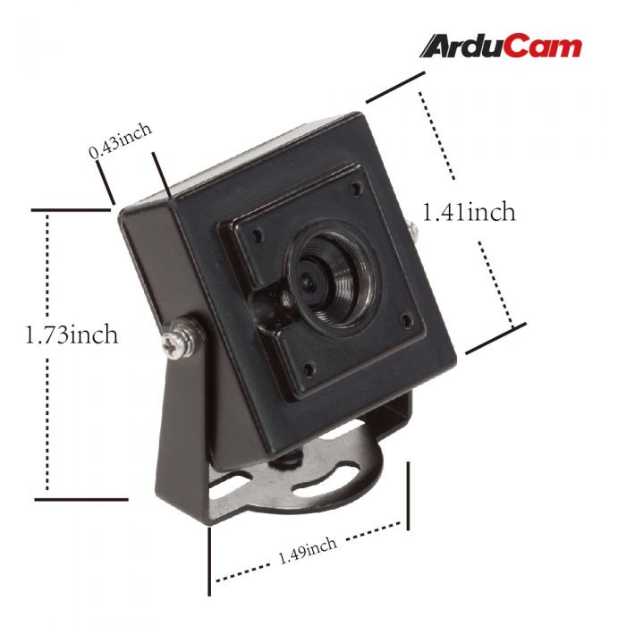 Arducam 16MP Autofocus USB Camera with Mini Metal Case [B029001] / 디바이스마트