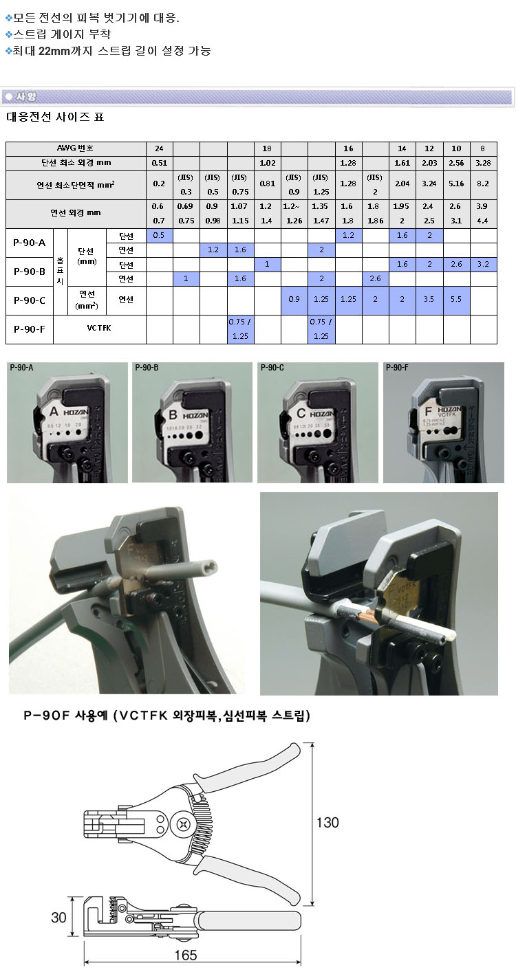 [HOZAN] 스트립퍼 P-90-F / 디바이스마트