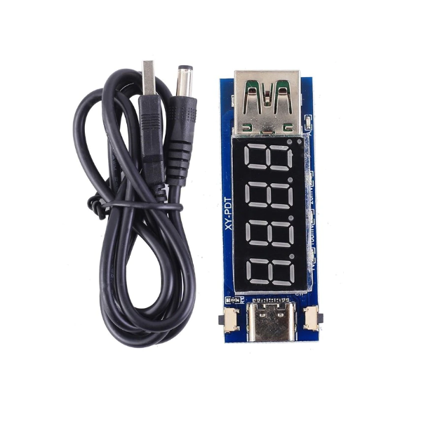 USB C타입 PD 디코이 모듈 고속 충전 트리거 (전압 ,전류 디스플레이) [SZH-MIN001] / 디바이스마트