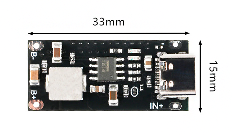 USB C타입 IP2312 리튬폴리머 배터리 고속 충전 모듈 [SZH-MIN004] / 디바이스마트