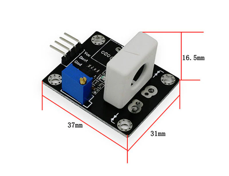 WCS1600 홀 전류 센서 모듈 100A [SZH-MIN025] / 디바이스마트