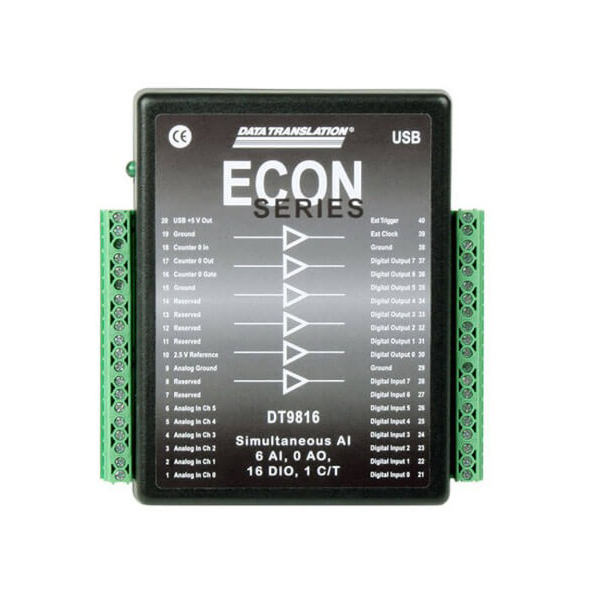 MCC DT9816-S: Low Cost, Simultaneous USB DAQ Device 6069-410-137 / 디바이스마트