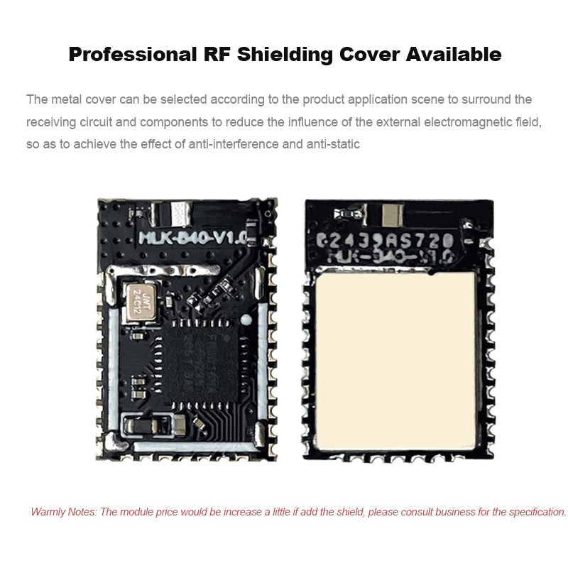 BLE5.1 블루투스 시리얼 통신 모듈 SMD 타입 [HLK-B40] / 디바이스마트