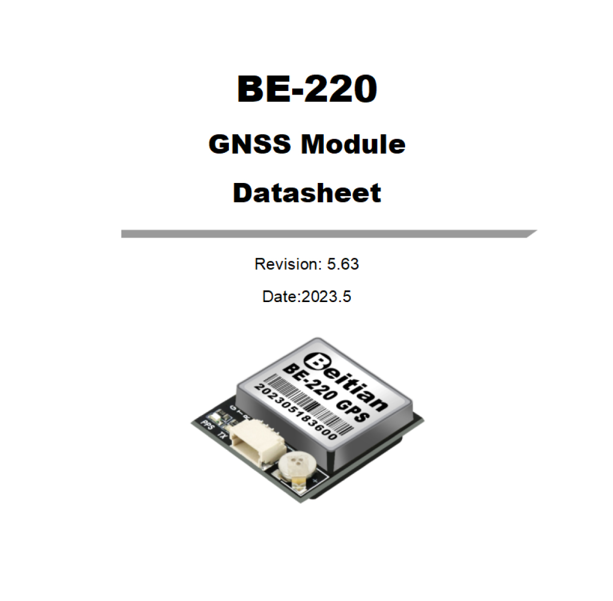 고정밀 미니 GPS 모듈 [BE-880] / 디바이스마트