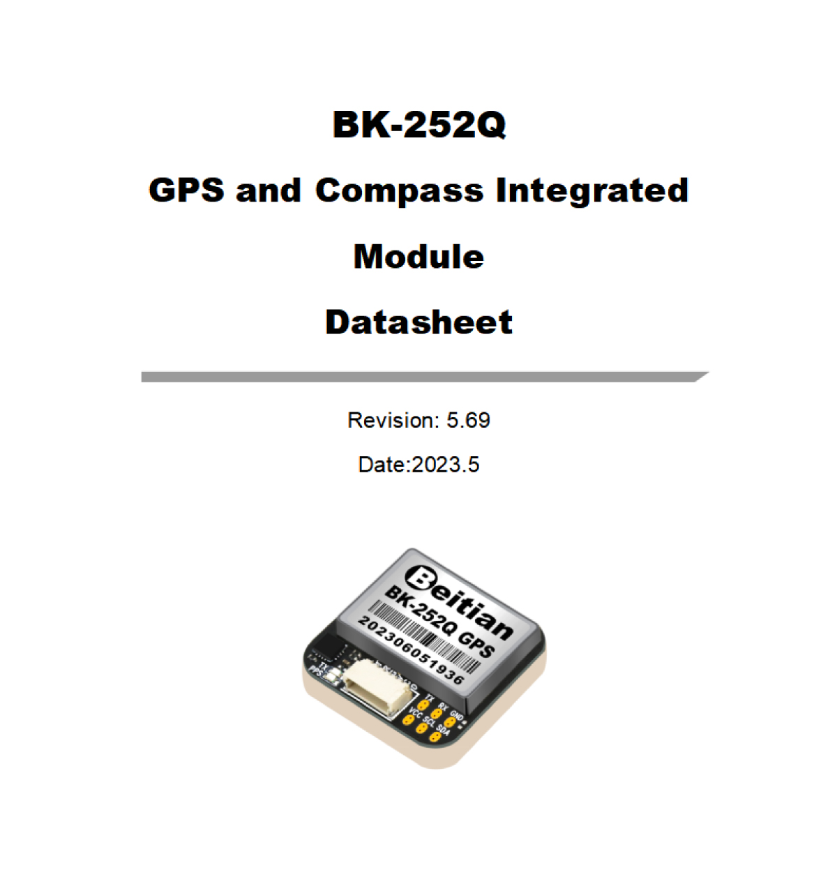 고정밀 미니 GPS 모듈 [BK-252Q] / 디바이스마트