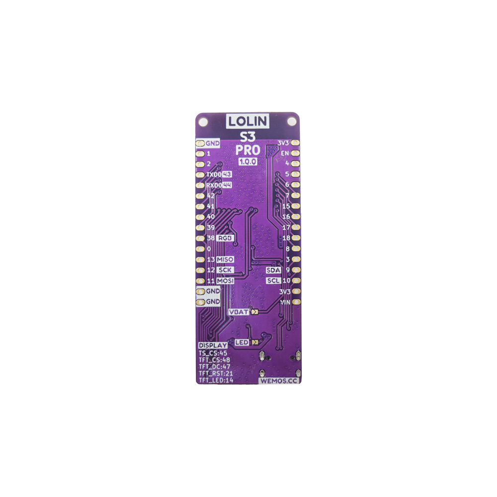 [정품] LOLIN S3 Pro V1.0.0 ESP32-S3 와이파이 블루투스 개발보드 / 디바이스마트