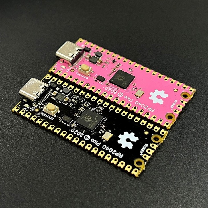 RP2040 Pico Pink C타입 라즈베리파이 피코 호환보드 [CMODULE-15] / 디바이스마트