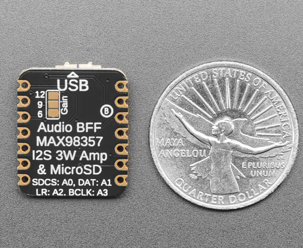 Adafruit Audio BFF Add-on for QT Py and Xiao [ada-5769] / 디바이스마트