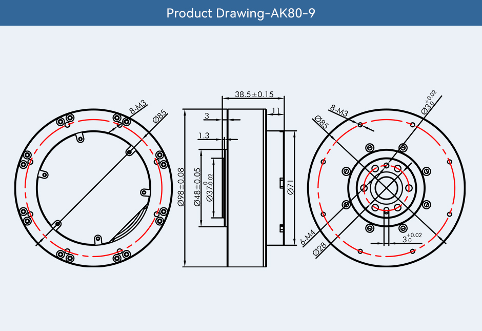 T-motor AK80-9 100KV / 디바이스마트