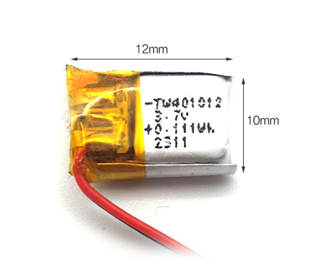 3.7V 30mAh KC인증 리튬폴리머 배터리 [TW401012] / 디바이스마트