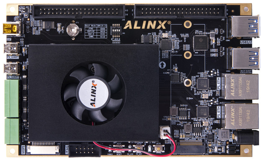 AMD Xilinx Zynq UltraScale+ MPSoC XCZU4EV FPGA Development Board [AXU4EVB-E] / 디바이스마트