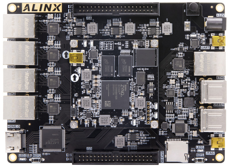AMD XILINX Zynq-7000 SoC ARM FPGA Development Board XC7Z020 [AX7021B] / 디바이스마트