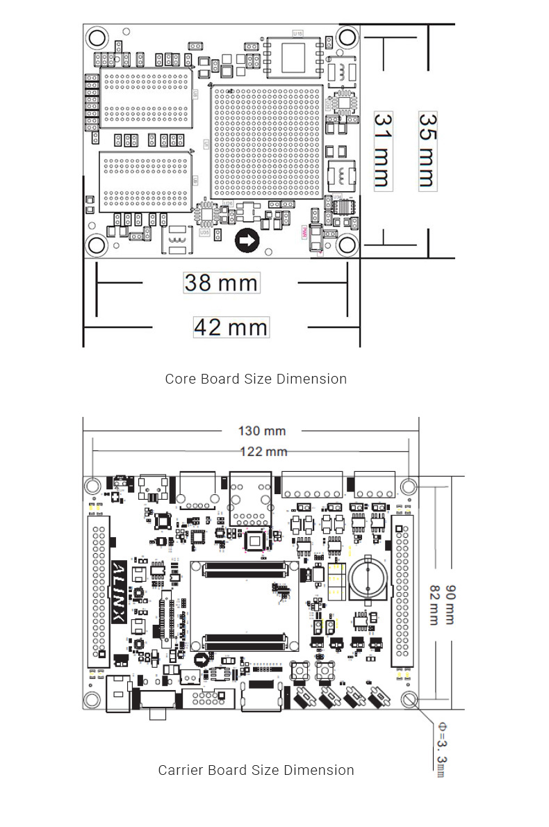 AMD XILINX Zynq-7000 SoC ARM FPGA Development Board XC7Z020 [AX7021B ...