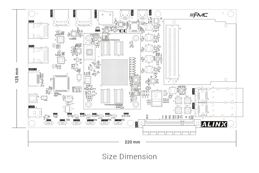 AMD XILINX Zynq-7000 SoC FMC ARM FPGA Development Board XC7Z035 ...