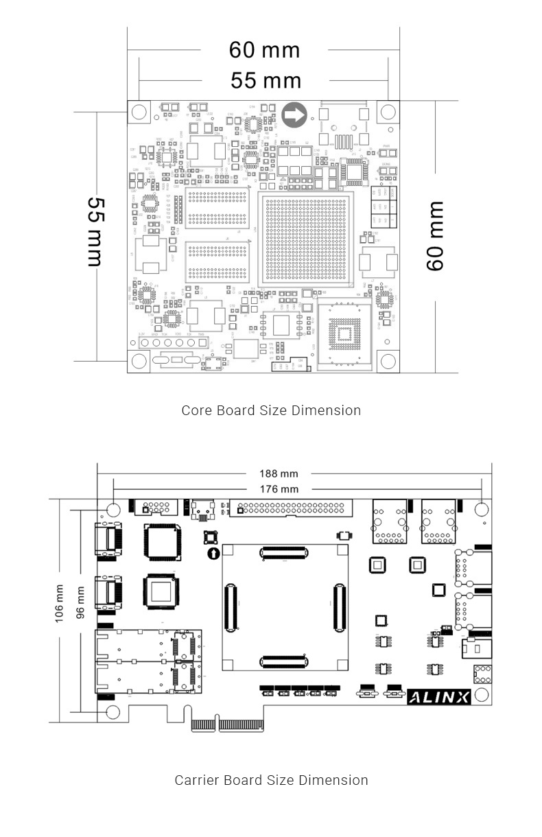 AMD XILINX Zynq-7000 SoC PCIE ARM FPGA Development Board XC7Z035 ...