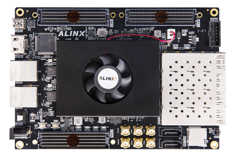 AMD Xilinx Kintex UltraScale FMC HPC Optical fiber FPGA Development ...