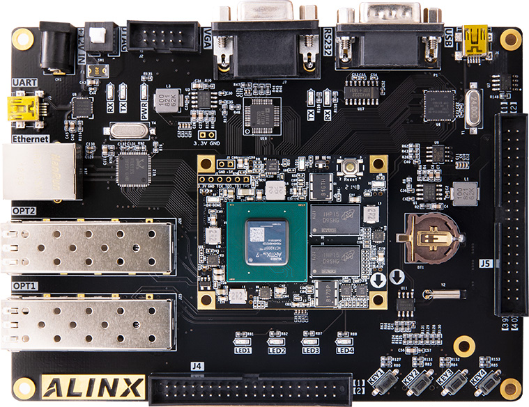 AMD Xilinx Artix7 SFP FPGA Development Board XC7A200T [AX7202] / 디바이스마트