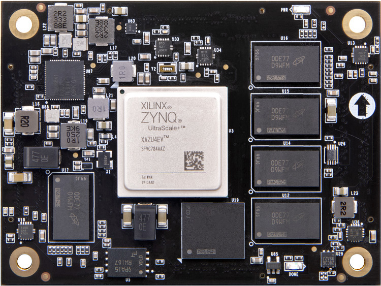 AMD Xilinx Zynq UltraScale+ MPSoC SOM FPGA Core Board AI XCZU4EV [ACU4EV] / 디바이스마트