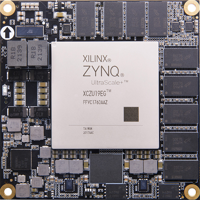 AMD Xilinx Zynq UltraScale+ MPSoC SOM FPGA Core board AI XCZU19EG [ACU19EG] / 디바이스마트
