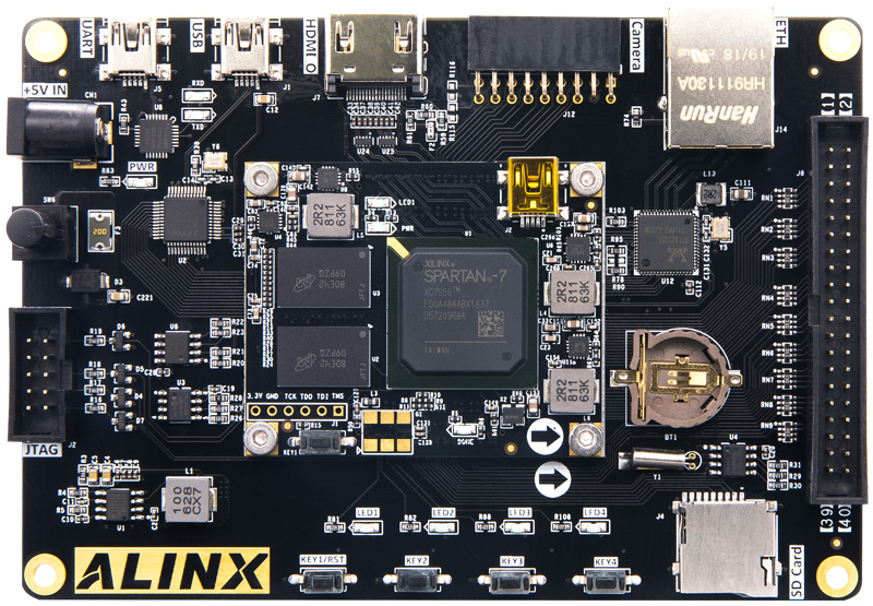 AMD ALINX Xilinx Spartan-7 SOM FPGA Core Board XC7S50 [AC7050B] / 디바이스마트