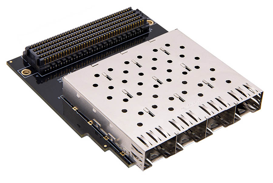 4 * SFP+ Optical Fiber Interface FMC HPC Board [FH1223] / 디바이스마트