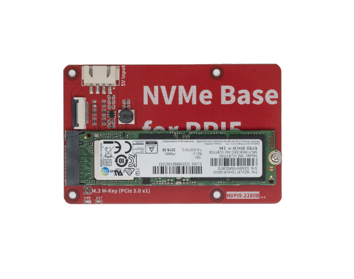 라즈베리파이 5 호환 NVMe M.2 2280 SSD 베이스 보드 [TSC-RP506] / 디바이스마트