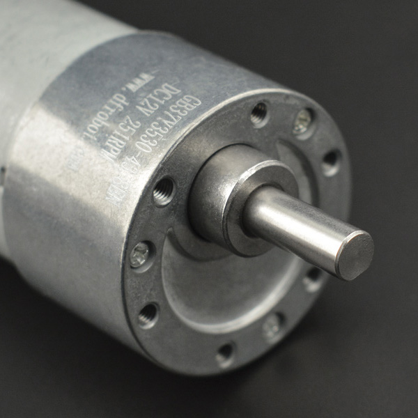 Metal DC Geared Motor w/Encoder - 12V 251RPM 18Kg.cm [FIT0186] / 디바이스마트