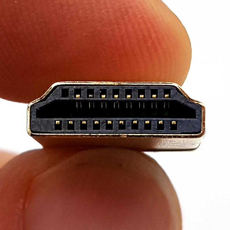 HDMI 커넥터 (수) HDMI PCB board solder connector plug M [TDB-15] / 디바이스마트