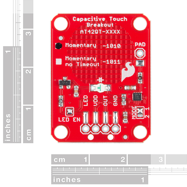 SparkFun Capacitive Touch Breakout - AT42QT1010 [SEN-12041] / 디바이스마트
