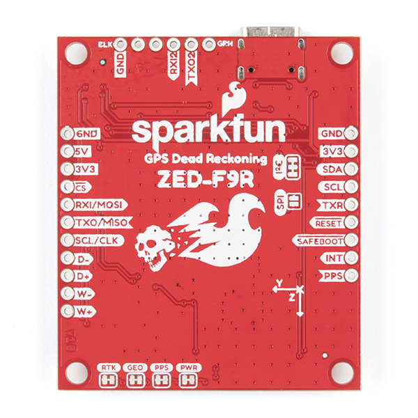 SparkFun GPS-RTK Dead Reckoning Breakout - ZED-F9R (Qwiic) [GPS-16344] / 디바이스마트