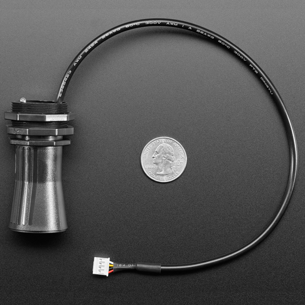 Large Ultrasonic (Sonar) Sensor with Horn and UART Output [ada-4664 ...