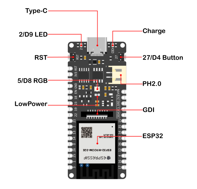 FireBeetle 보드 ESP32-E (Arduino 호환) [DFR0654] / 디바이스마트