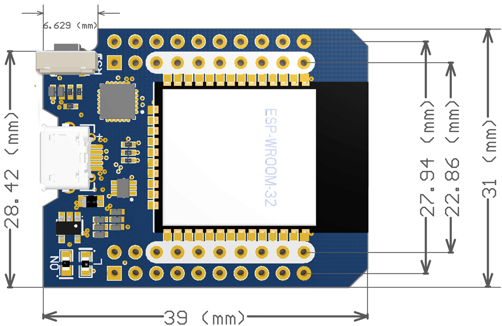 아두이노 ESP32 D1 mini 호환보드 [MH-ET Live] / 디바이스마트