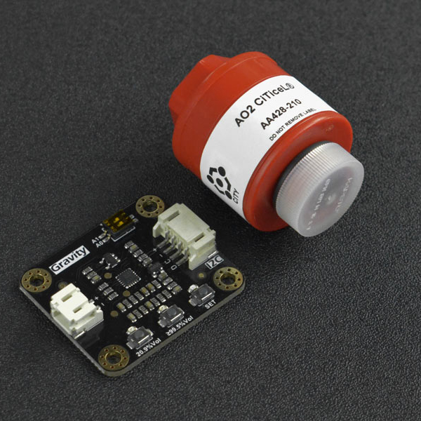 Gravity: Electrochemical Oxygen Sensor (0-100%Vol) - I2C [SEN0496] / 디바이스마트