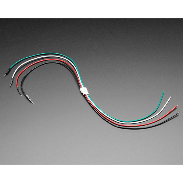 JST PH 2mm 4-Pin Socket to Color Coded Cable - 200mm [ada-4045] / 디바이스마트